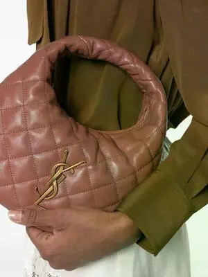 Saint Laurent Baby Icarino Quilted Logo Tote Bag