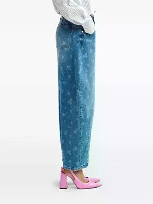 Essentiel Antwerp Floral-print Jeans - Blue