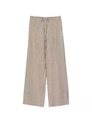 ALYSI Striped Trousers - Neutrals