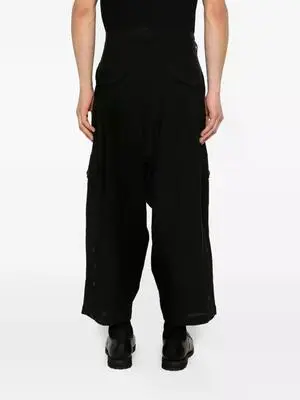 Yohji Yamamoto Pleated Cargo Trousers
