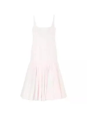 Jacquemus Agave Flared Midi Dress - Pink