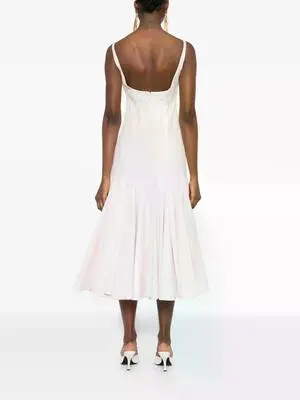Jacquemus Agave Flared Midi Dress - Pink