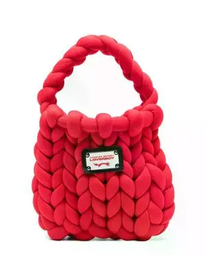 CHARLES JEFFREY Mini Marshmallow Tote Bag - Red