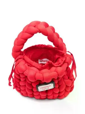 CHARLES JEFFREY Mini Marshmallow Tote Bag - Red
