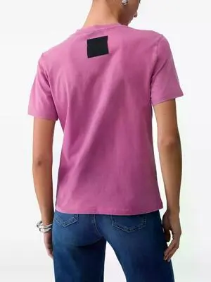 Liu Jo Crystal-embellished Cotton Jersey T-shirt