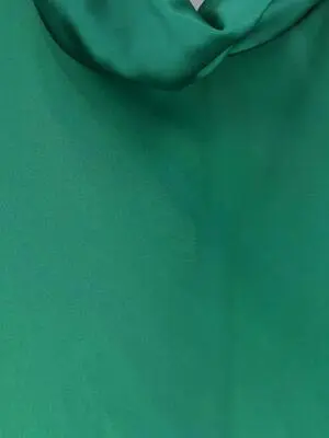 Max Mara Plunging Back Side-slit Dress - Green