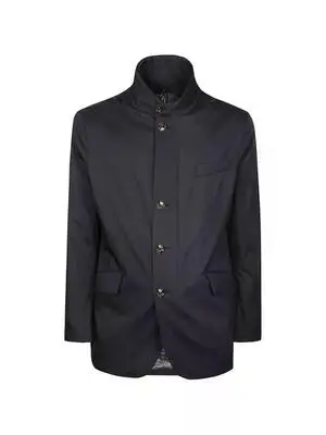 MONTECORE Button Shirt Jacket - Blue