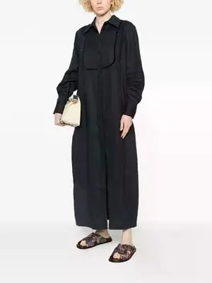Agnona Ribbon Trim Shirt Dress