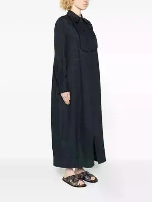 Agnona Ribbon Trim Shirt Dress