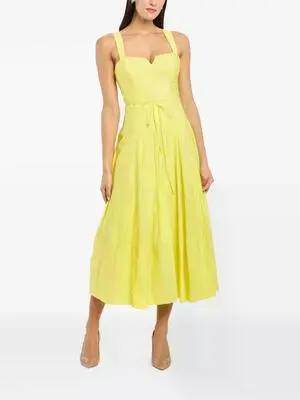 Cinq À Sept Jerome Flared Dress - Yellow