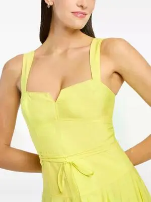 Cinq À Sept Jerome Flared Dress - Yellow