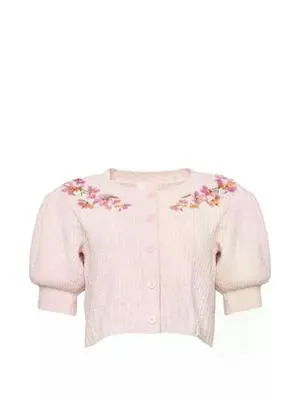 Cinq À Sept Millicent Cropped Cardigan - Pink