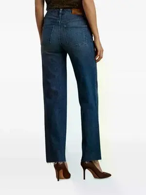Ralph Lauren Button Jeans With Frayed Hem