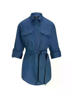 Ralph Lauren Belted Long-sleeve Shirt