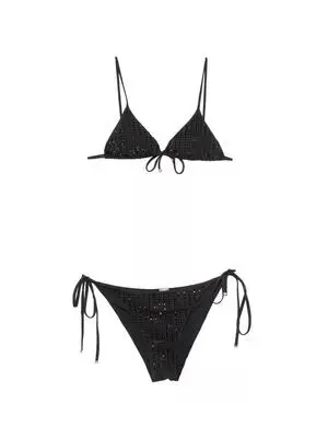 VENUJA Tie-detail Bikini - Black