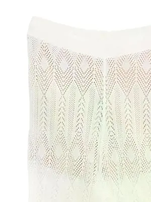 Liu Jo Open-work Design Trousers - White