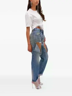 AREA Crystal Knot T-shirt - White