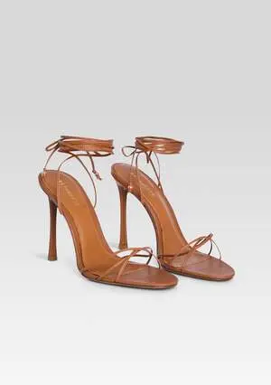 Retrofete Lucia Strappy Leather Sandals - Brown