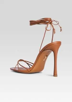 Retrofete Lucia Strappy Leather Sandals - Brown
