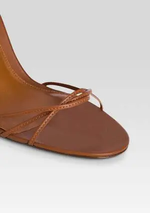 Retrofete Lucia Strappy Leather Sandals - Brown
