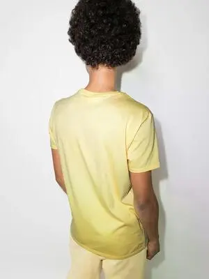 Lacoste Logo-patch Cotton T-shirt - Yellow