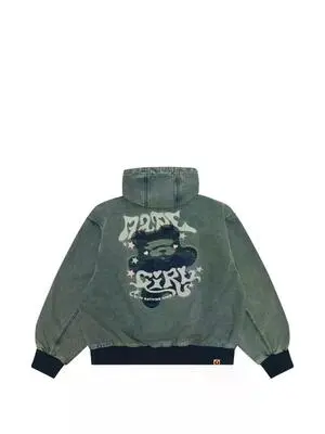 AAPE BY *A BATHING APE Hooded Zip Jacket - Blue