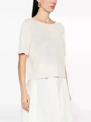 BASE Round-neck T-shirt - Neutrals
