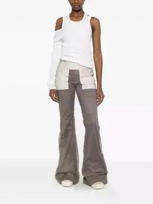 Rick Owens Bolan Panelled Trousers - Brown