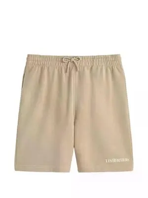 LES HÉRITIERS Logo Detail Shorts