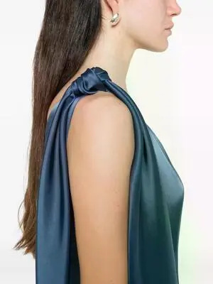 FELY CAMPO Draped Midi Dress