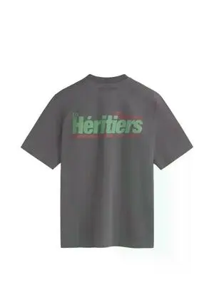 LES HÉRITIERS Logo-print T-shirt