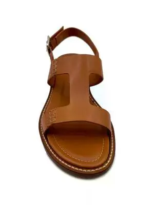 GUGLIELMO ROTTA Leather T-bar Sandals