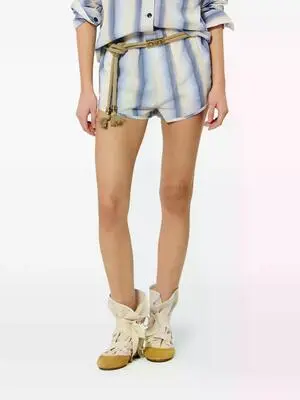 Isabel Marant Étoile Melinea Striped Shorts - Blue