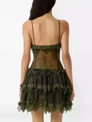 Blumarine Ruffled Mini Dress