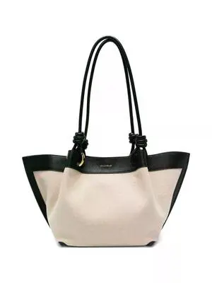 COCCINELLE Knotted-handle Tote Bag - Neutrals