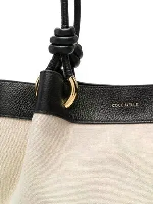 COCCINELLE Knotted-handle Tote Bag - Neutrals