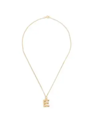 Completedworks E-initial Pendant Necklace - Gold