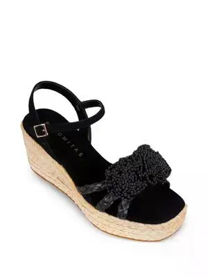 PALOMITAS BY PALOMA BARCELÒ Galena Beaded Platform Sandals