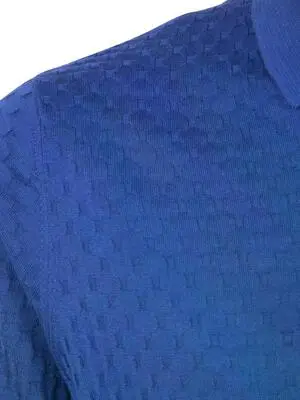 FILIPPO DE LAURENTIIS Textured Polo Shirt