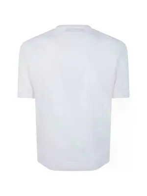 FILIPPO DE LAURENTIIS Short-sleeve Textured T-shirt - White