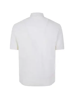 FILIPPO DE LAURENTIIS Textured Short-sleeve Polo Shirt