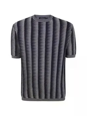 Emporio Armani Patterned T-shirt - Blue