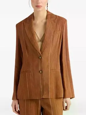 Momoni Pinstripe Two-button Blazer