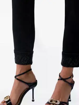 Liu Jo Five-pocket Jeans With Rhinestone Detailing
