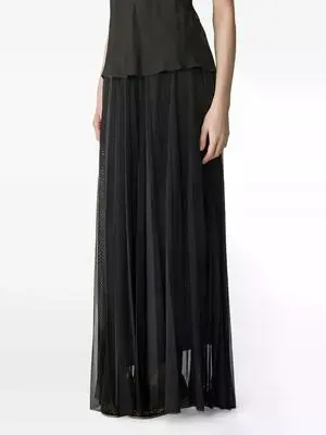 FORTE_FORTE Pleated Tulle Skirt
