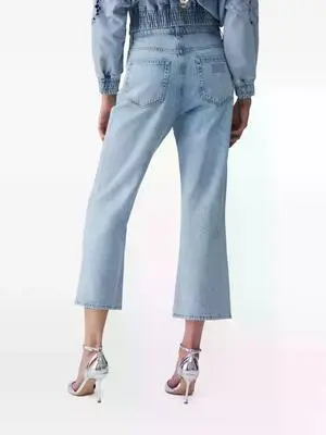 Liu Jo Open-work Embroidery Jeans