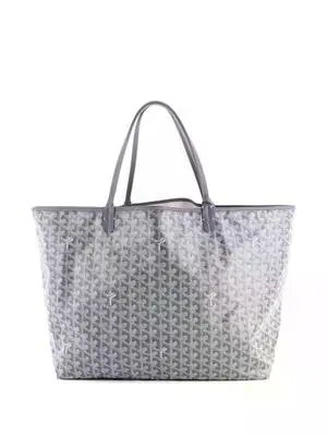 Goyard Saint Louis Coated Canvas Gm Tote Bag - Grey