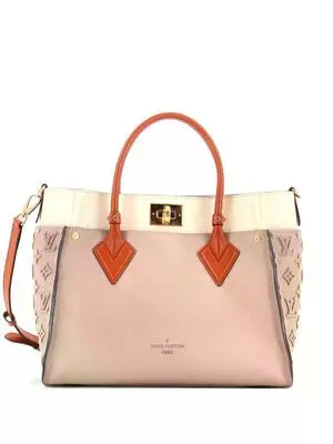 LOUIS VUITTON On My Side Monogram Tuffetage Leather Mm Tote Bag