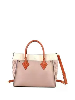 LOUIS VUITTON On My Side Monogram Tuffetage Leather Mm Tote Bag