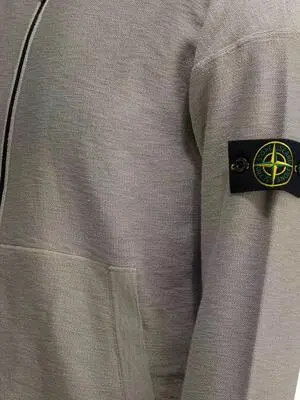 Stone Island Logo-patch Zip-up Hoodie
